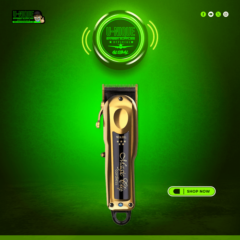 Wahl 5 STAR GOLD CORDLESS MAGIC CLIP – U-NIQUE Barber Supplies
